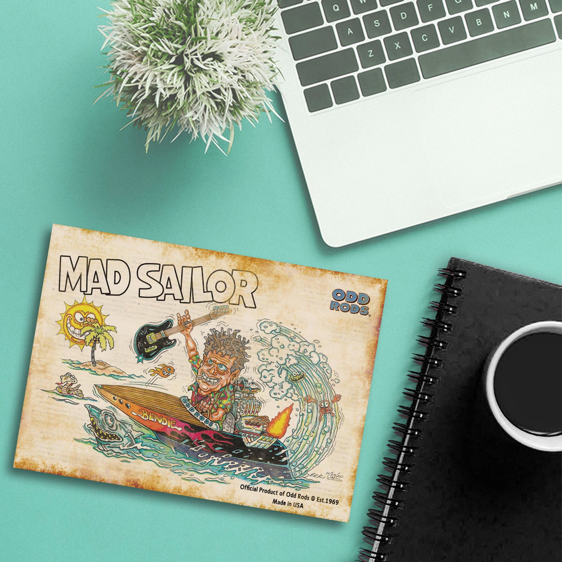 Odd Rods "Mad Sailor" Mini Sign | Official Odd Rods
