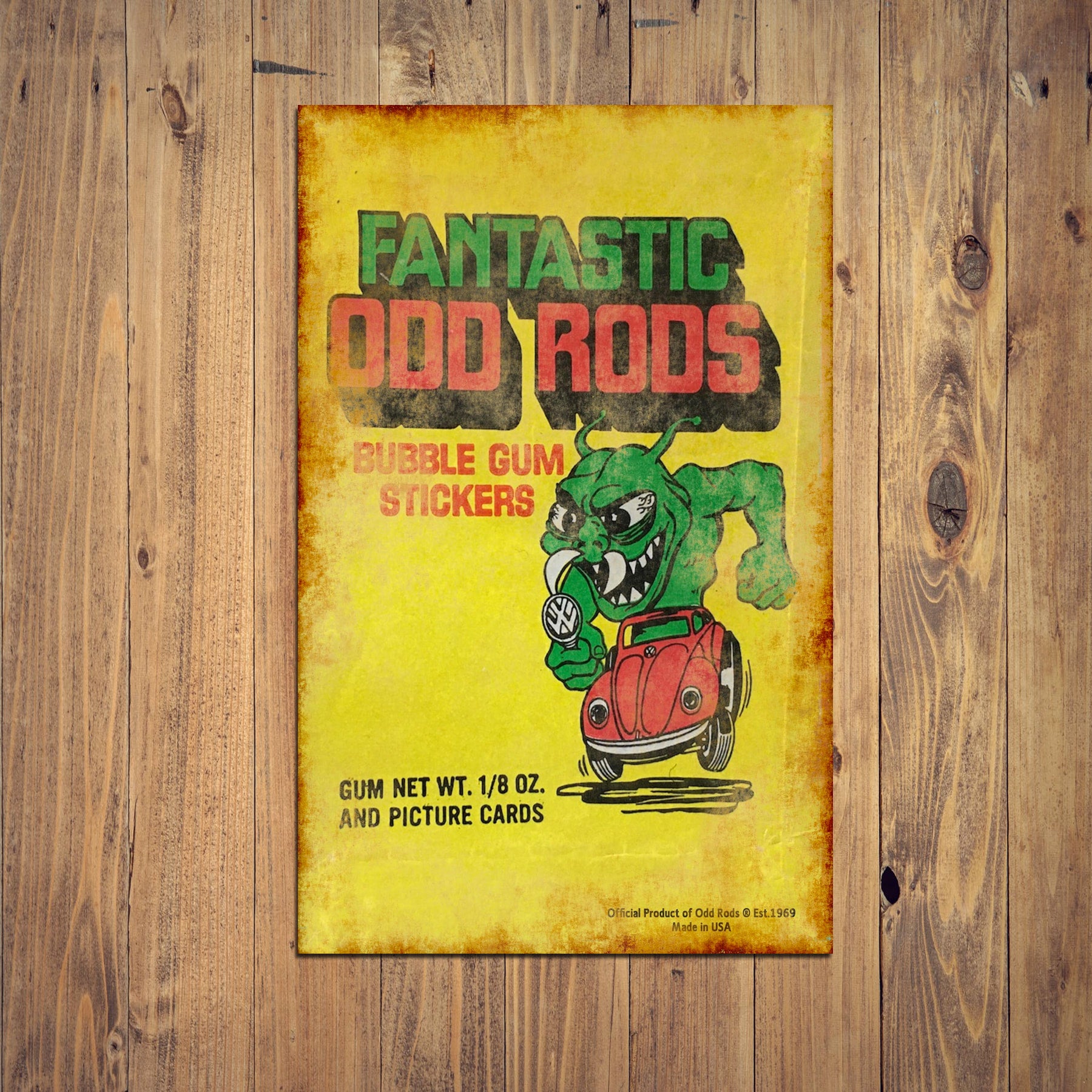 Fantastic Odd Rods Metal Sign | Official Odd Rods